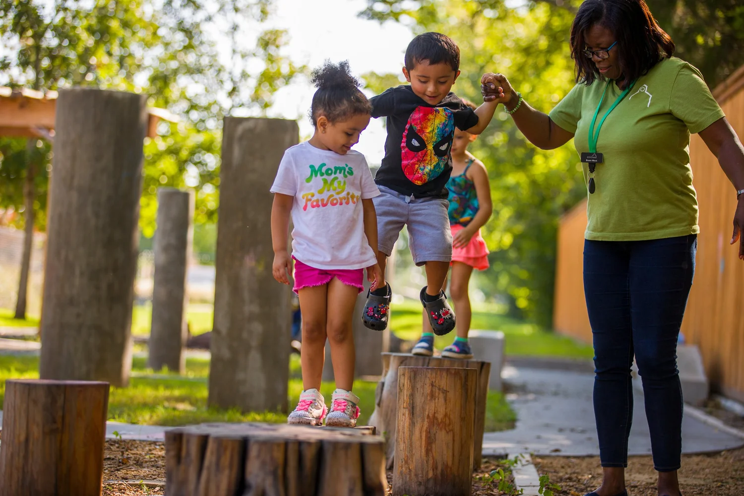 Outdoor Classroom Balance Beams and Logs — Good Fieldwork