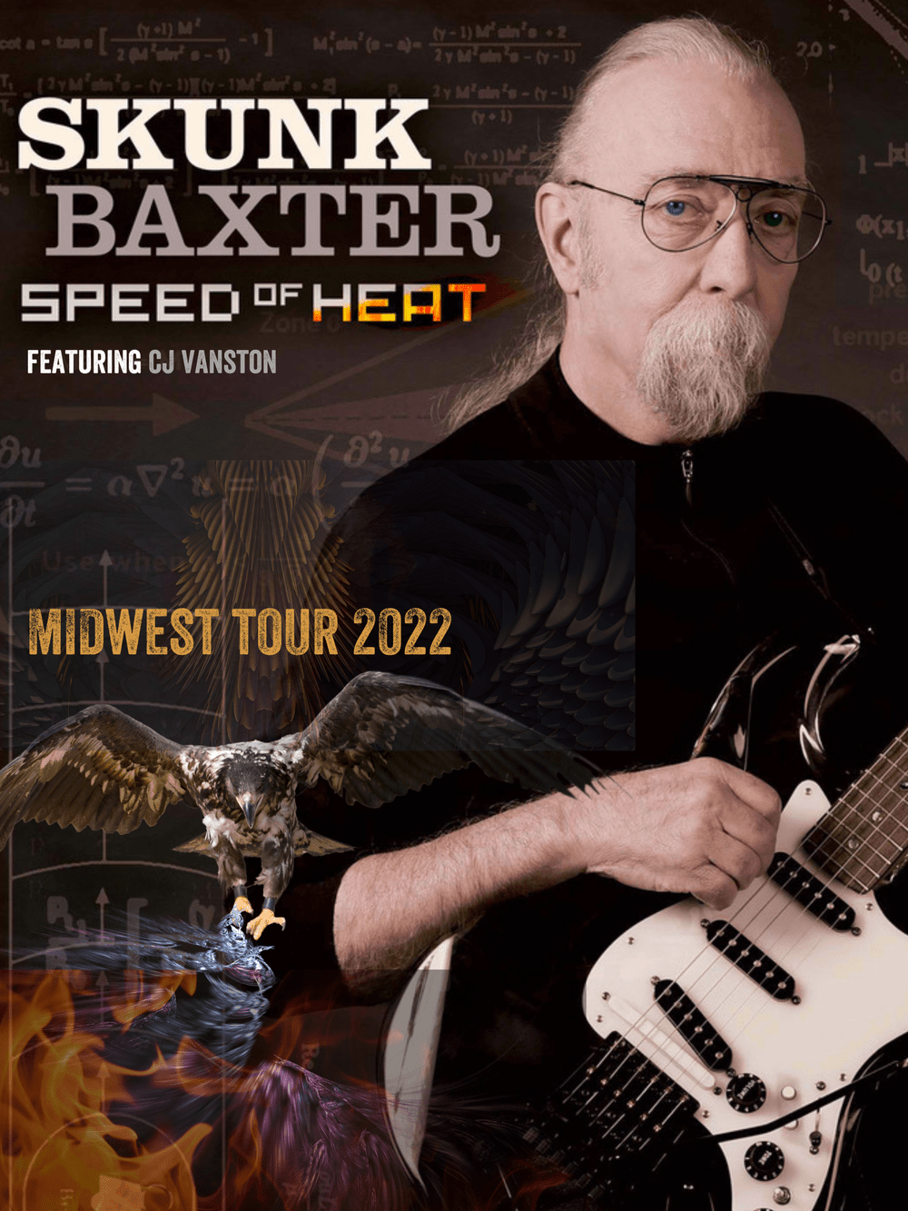 Skunk Baxter Speed of Heat Poster — SKUNK BAXTER