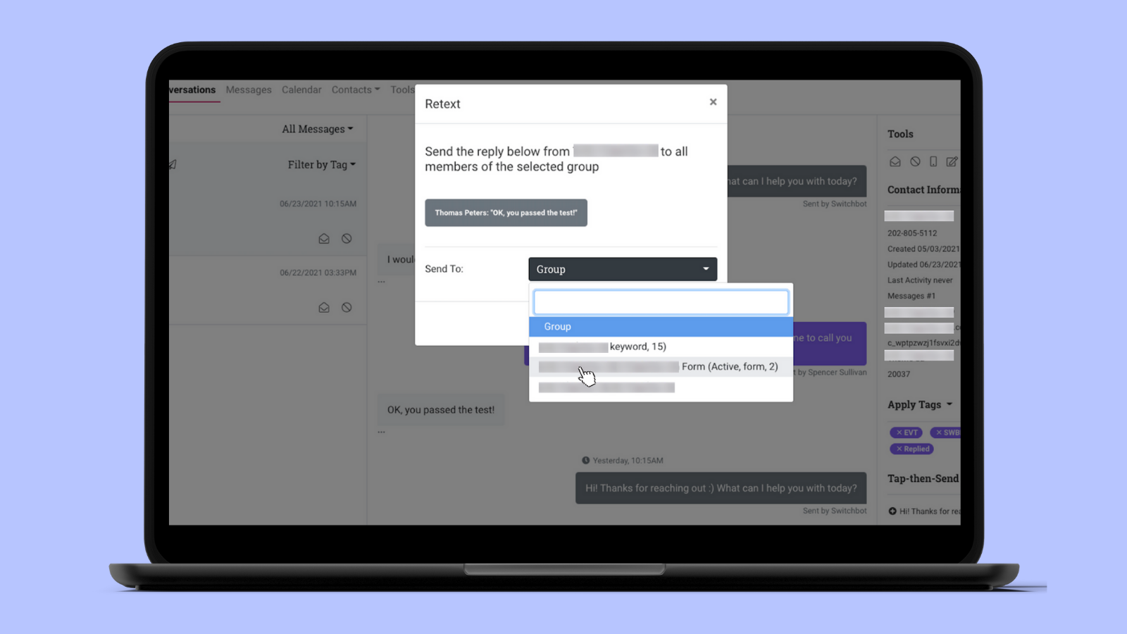 How ReText Makes Sending Group Messages Easy — Switchboard
