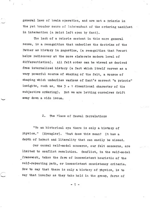 Origins of Nervous System Model Dec, 1966 — The Peter Putnam Papers