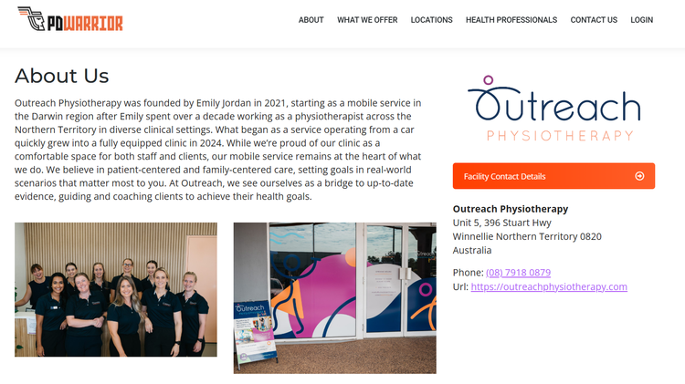PD Warrior: Unlocking potential through exercise — Outreach Physiotherapy