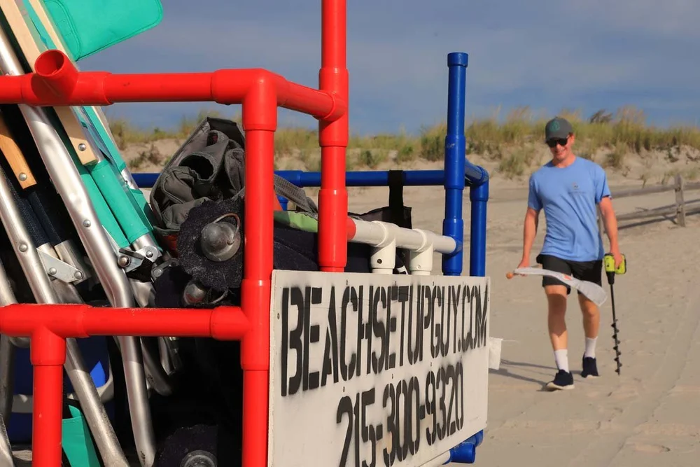 Beach Set Up Guy