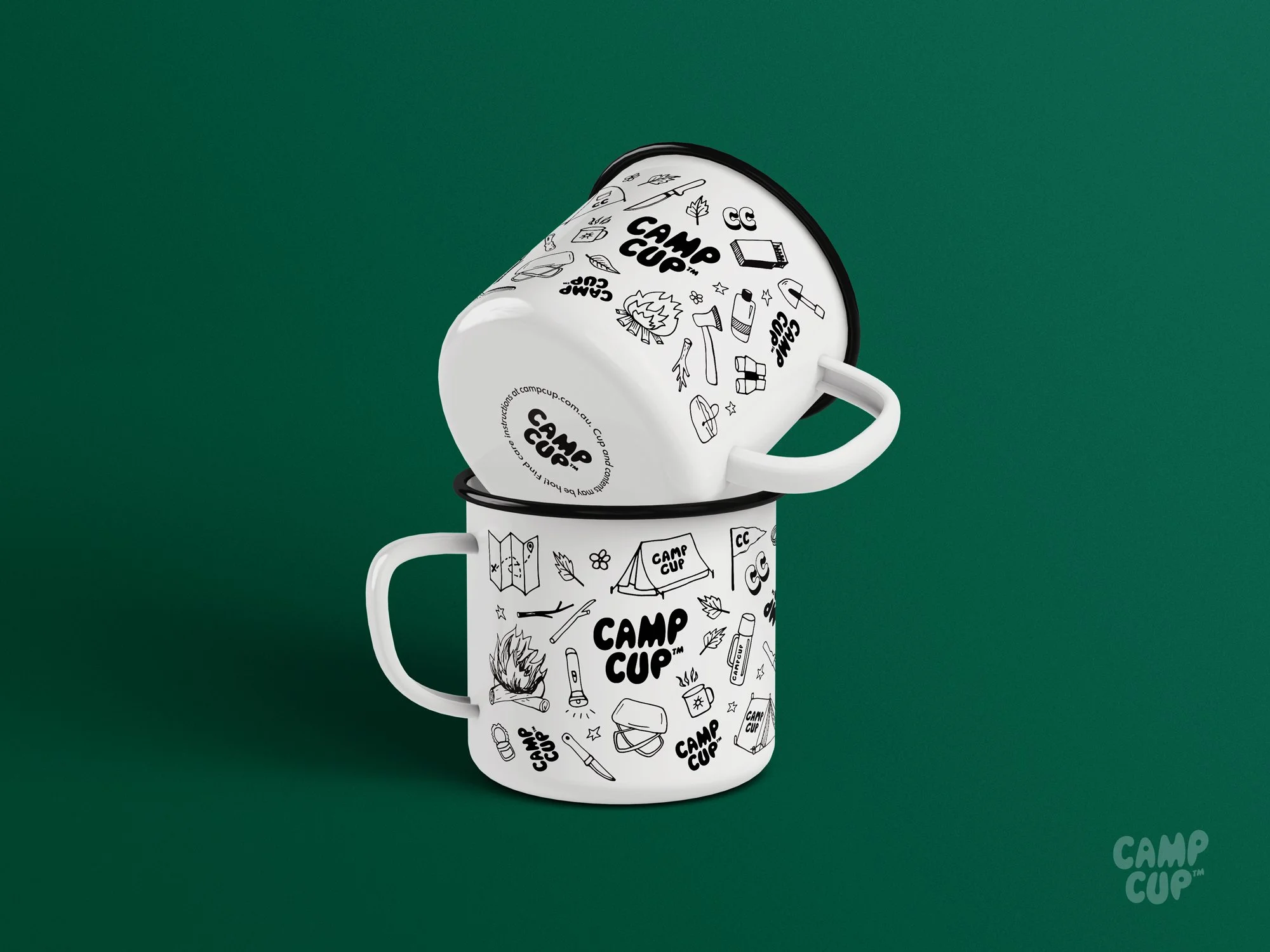 CampCup™ Australia | Custom Enamel Camp Cups