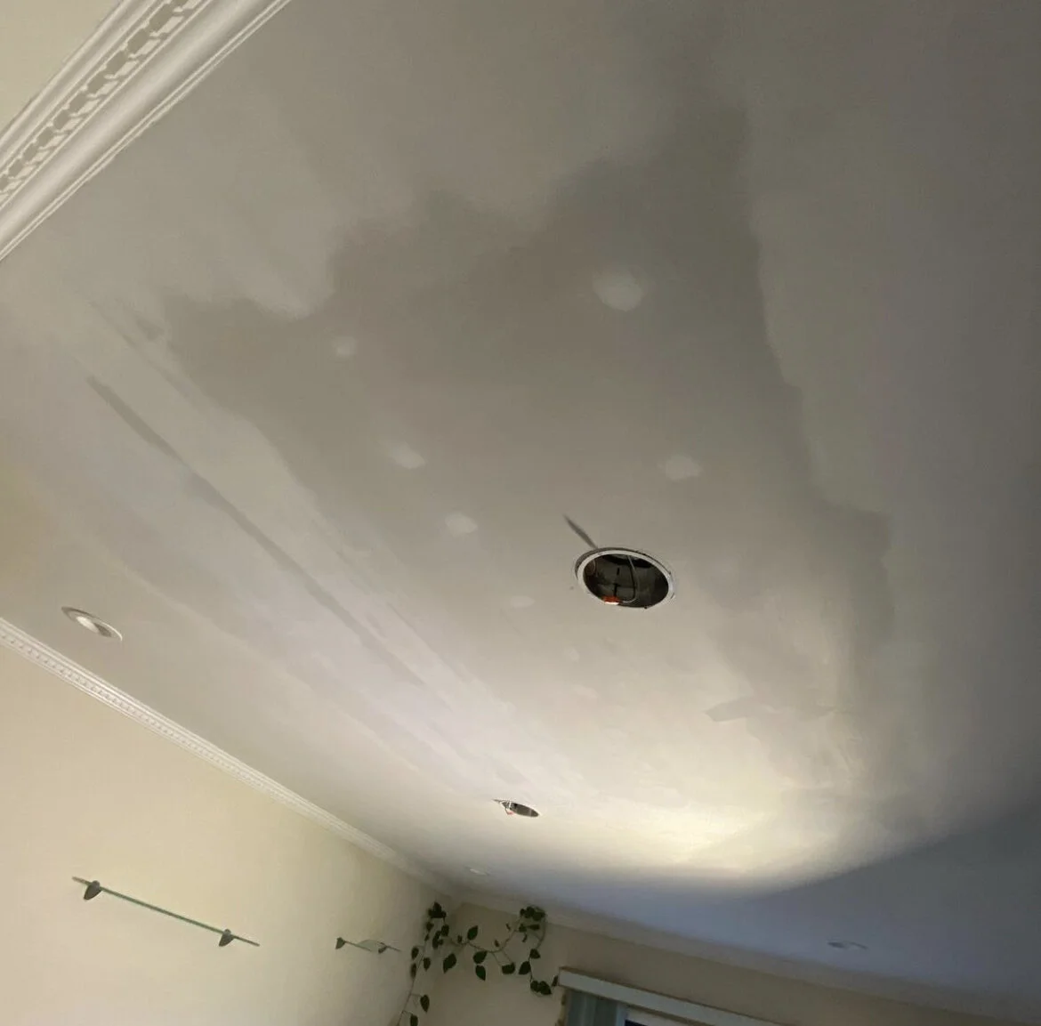 La Jolla - Living Room Ceiling Drywall Repair — CHARLIE MADDISON HOME ...