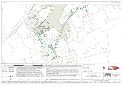 UKPN electricity supply map — Ottershaw Park