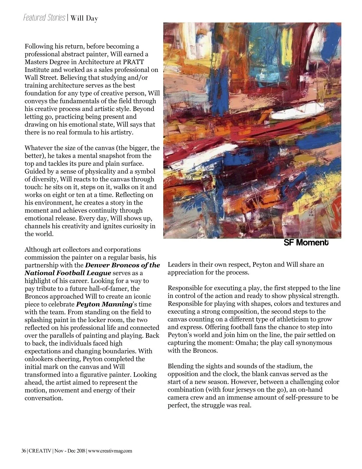 Creativ Magazine — Will Day