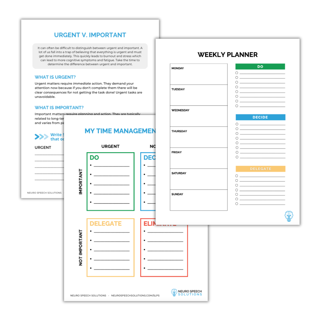 MedSLP Materials | Aphasia Resources | Cognitive Resources — Speech ...