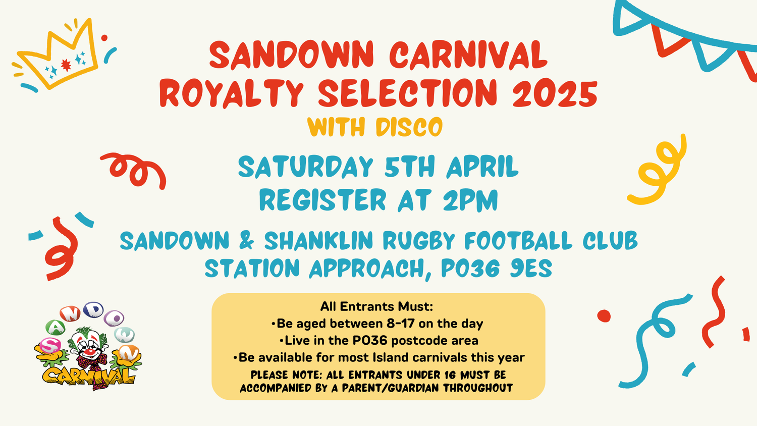 Event Calendar — Sandown Carnival