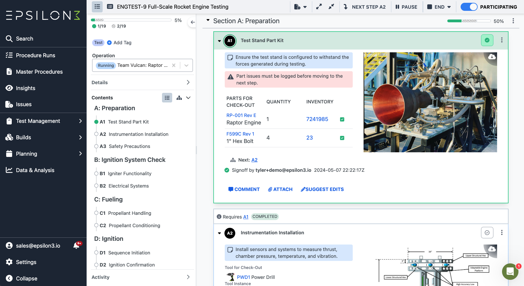 Epsilon3 - Build: Track Parts, Inventory, & Assembly - Manufacturing ...