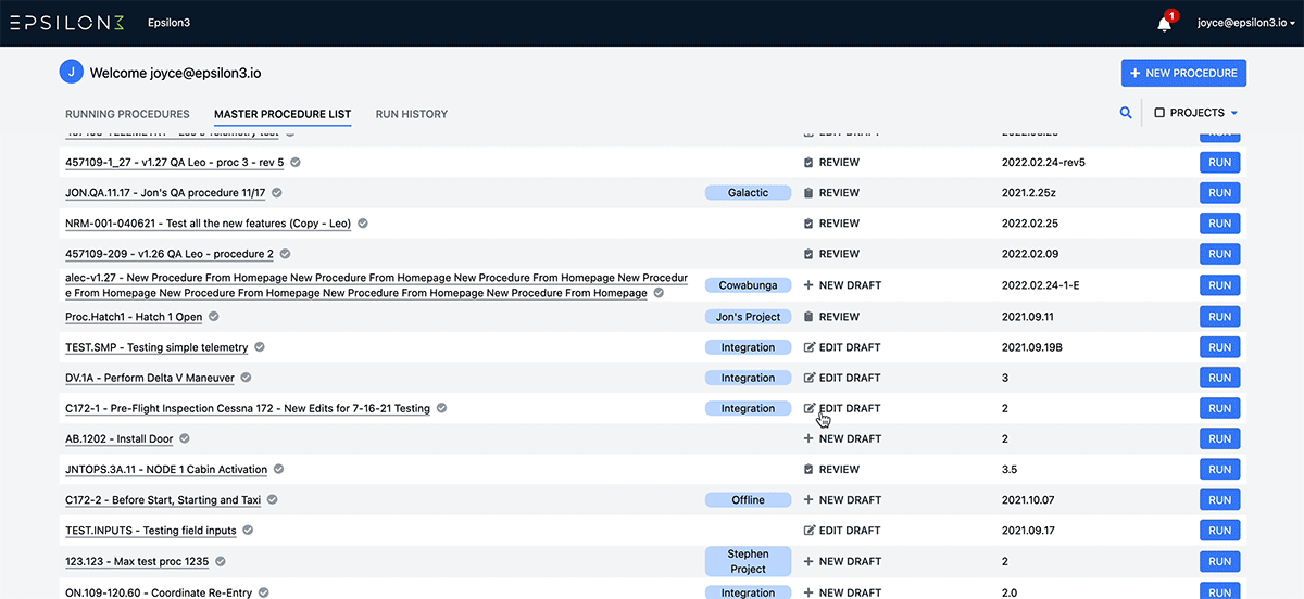 Epsilon3 - Epsilon3 Changelog #23: Procedure Variables, Edit Lock ...