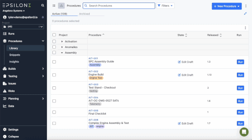 Epsilon3 - Epsilon3 Changelog #75 - AI-powered Procedure Generation, Batch Steps, Timestamp ...