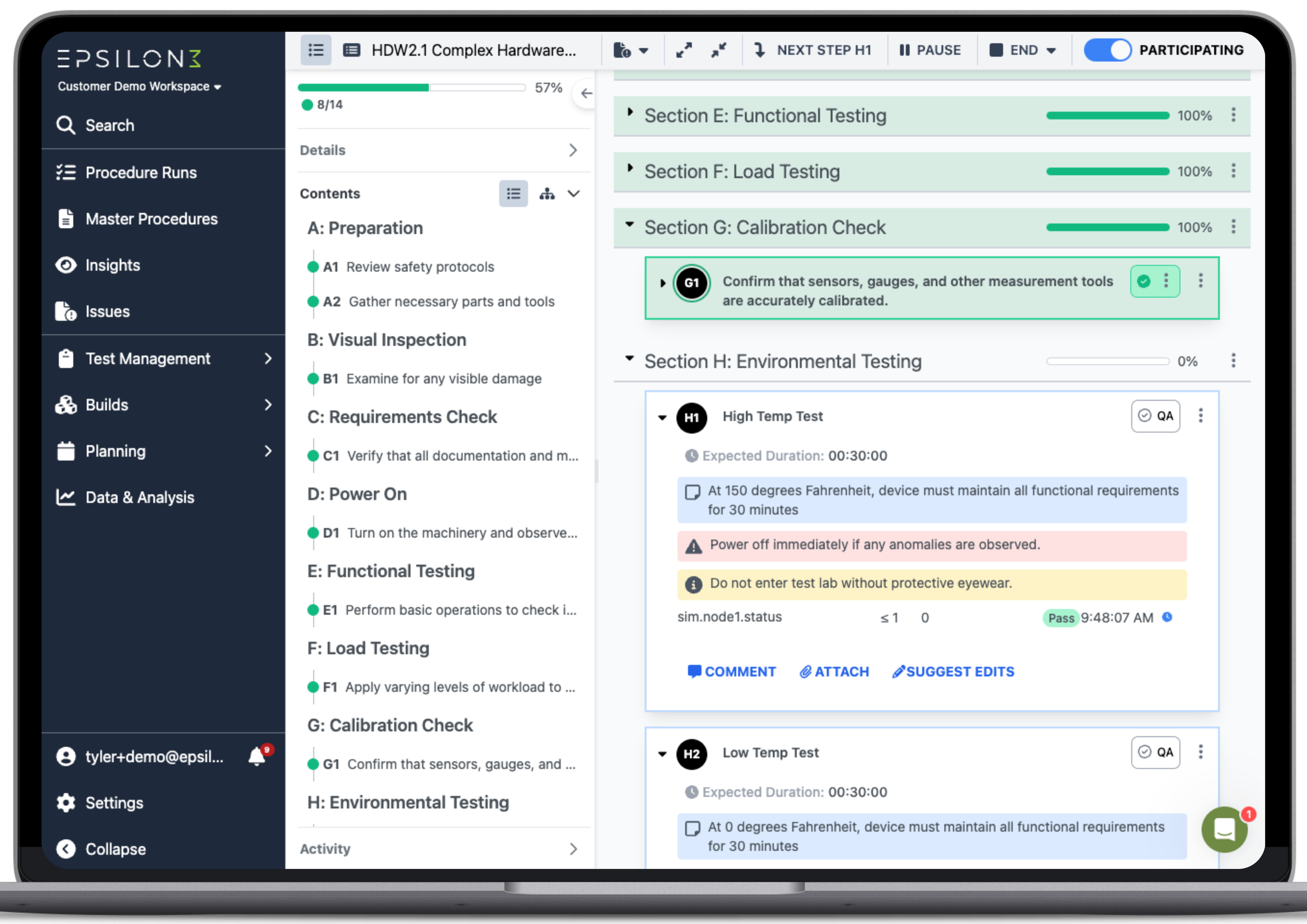 Epsilon3 - 10 Essential Steps of Complex Hardware Testing with Epsilon3