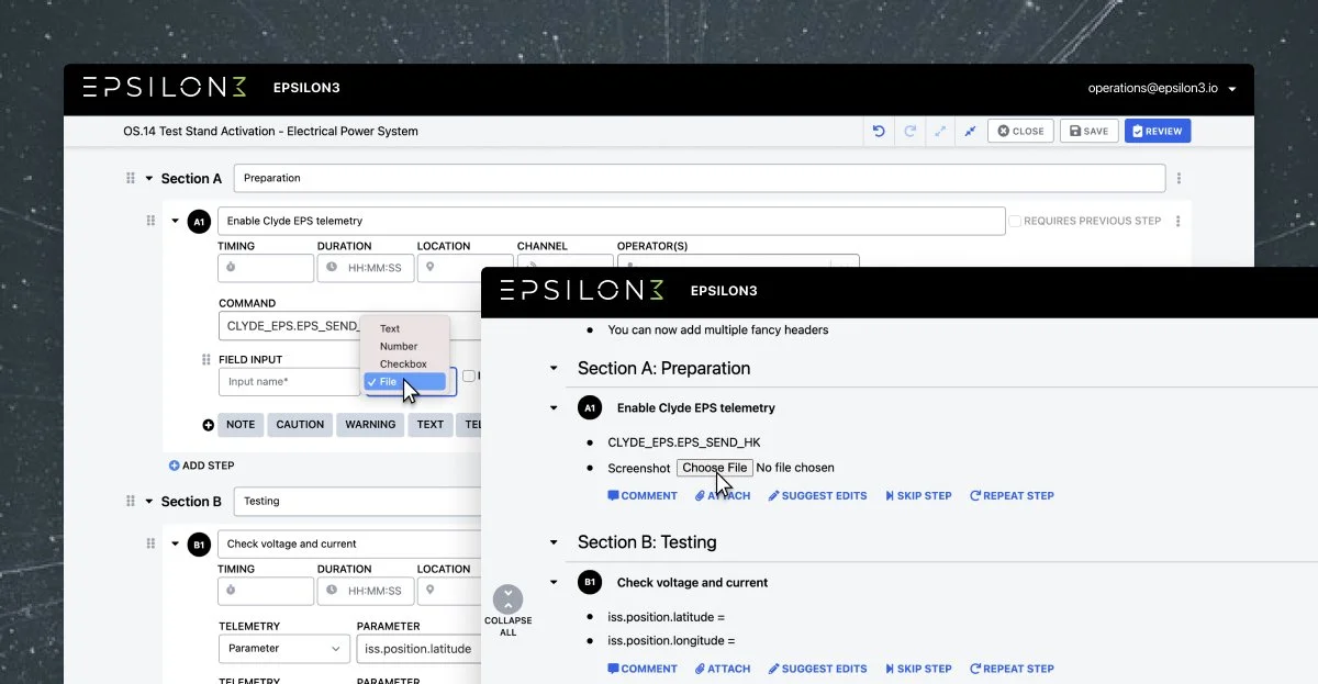 Epsilon3 - Epsilon3 Changelog #16: Review Updates, Field Input Images ...