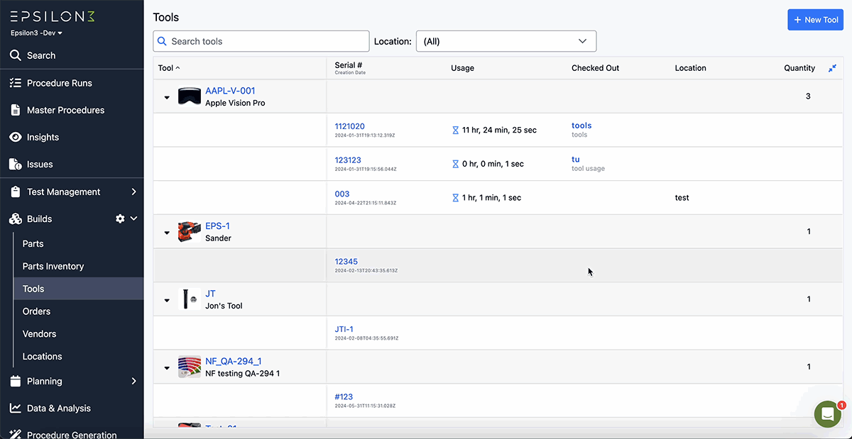 Epsilon3 - Epsilon3 Changelog #64: Table Expressions, Edit Sidebar, Run ...