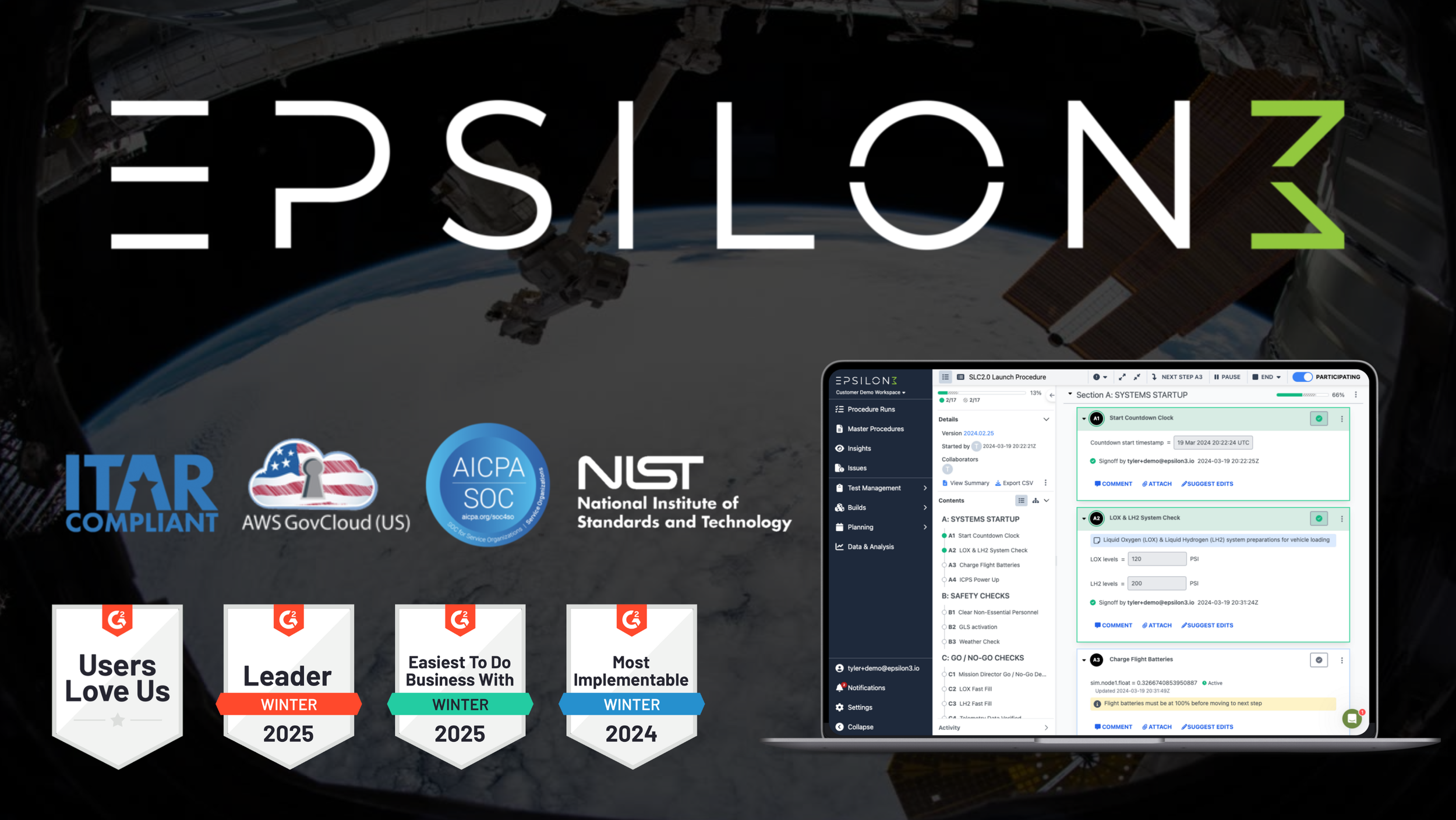 Epsilon3 - Complex Operations Management Software
