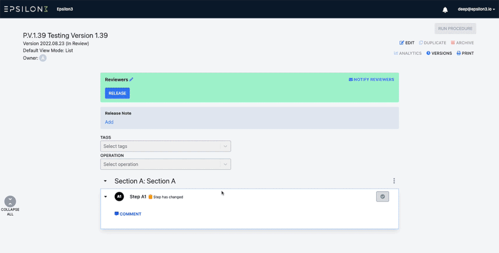 Epsilon3 - Epsilon3 Changelog #32: Markdown in Tables, Approve by Role, Notifications API