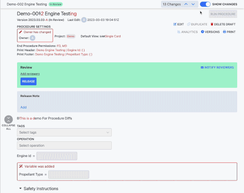 Epsilon3 - Epsilon3 Changelog #41: Procedure Diffs, Plan Operations ...