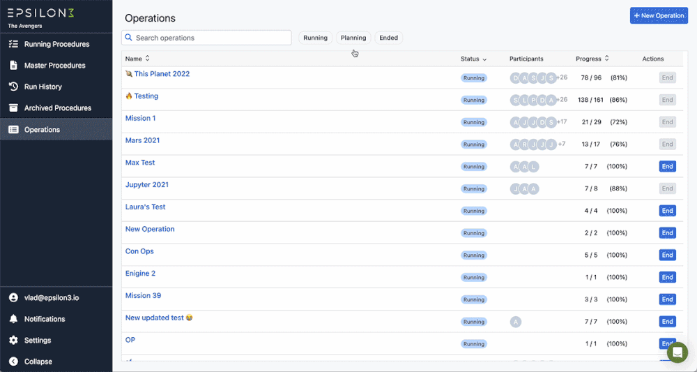 Epsilon3 - Epsilon3 Changelog #41: Procedure Diffs, Plan Operations ...