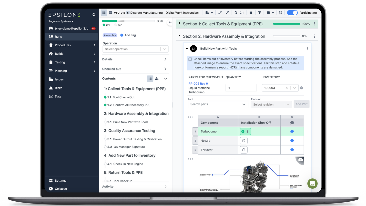 Epsilon3 - Build: Track Parts, Inventory, & Assembly - Manufacturing ...