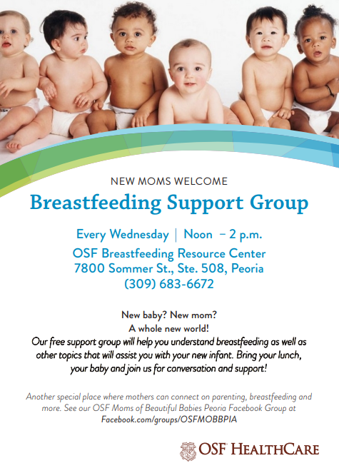 Human Milk and Parent Support Groups — Central Illinois Breastfeeding ...