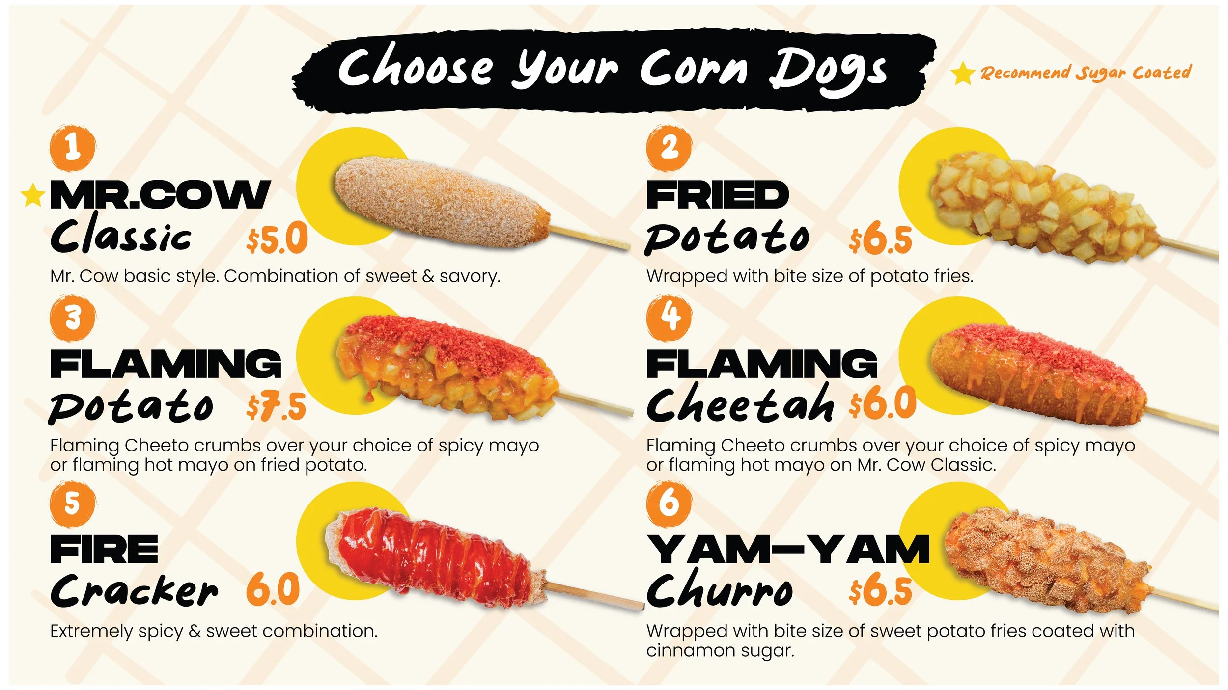 Menu — Corn Dogs