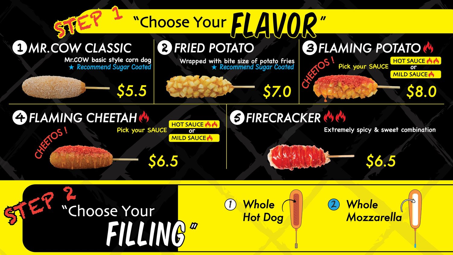 Menu — Corn Dogs