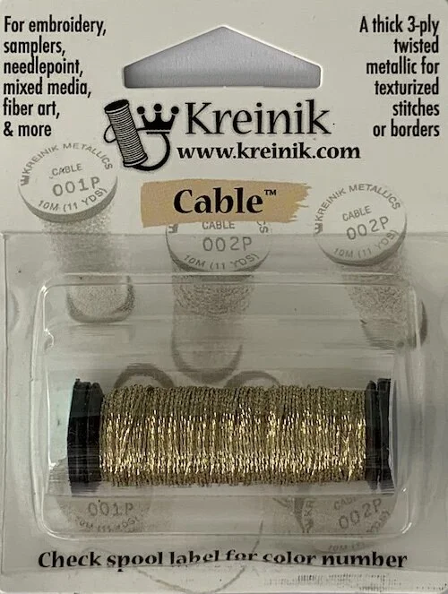 Kreinik #4 Very Fine Braid — Exquisite Cross Stitch and Craft
