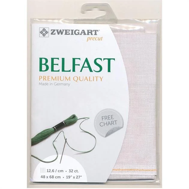 ZWEIGART 32 COUNT BELFAST LINEN PLATINUM (770) — Exquisite Cross Stitch ...