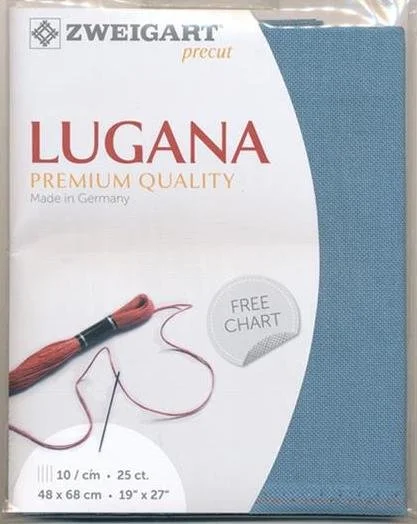 ZWEIGART 25 COUNT LUGANA EVENWEAVE WHITE (100) — Exquisite Cross Stitch ...