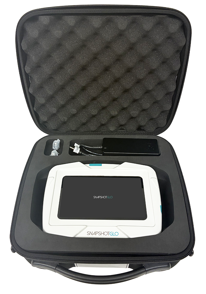 SnapshotGLO, a bacterial autofluorescence medical imaging device — Kent ...