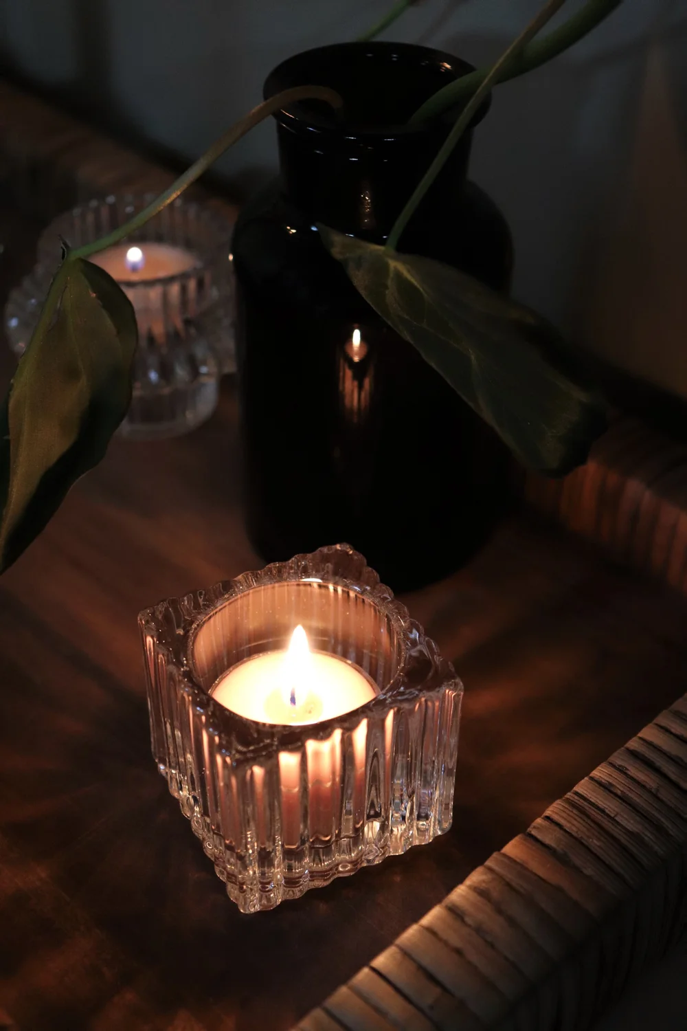 Fluted Eco Pillar Candle Fair Trade Non Toxic — Melanie Hardy Ceramics ...