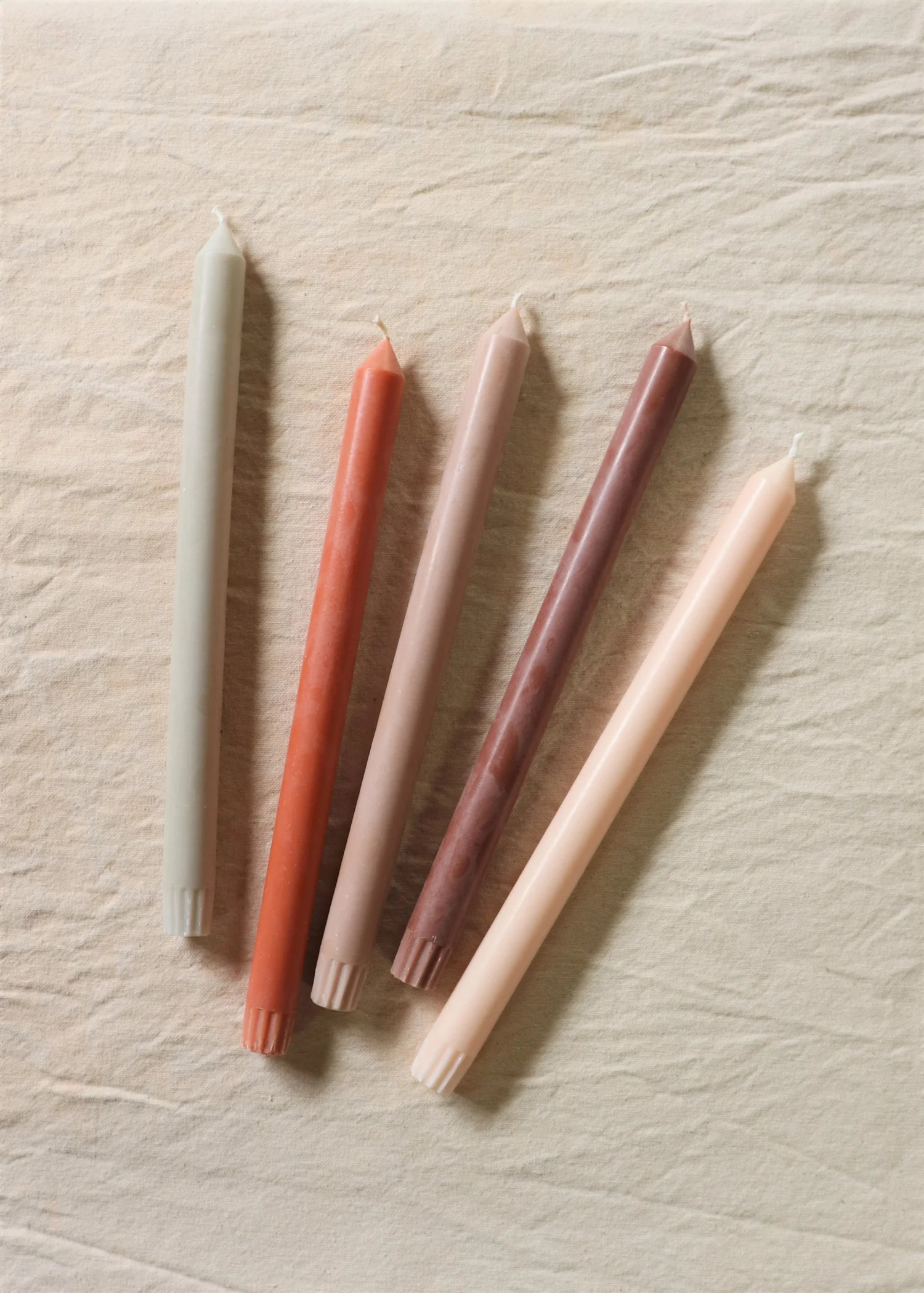 Fluted Eco Pillar Candle Fair Trade Non Toxic — Melanie Hardy Ceramics ...