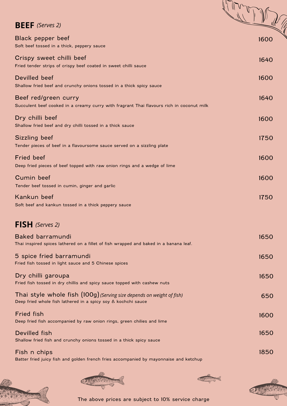 Menu — Pink Salt