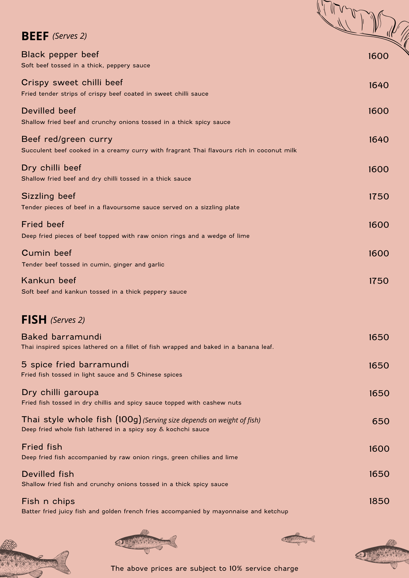 Menu — Pink Salt