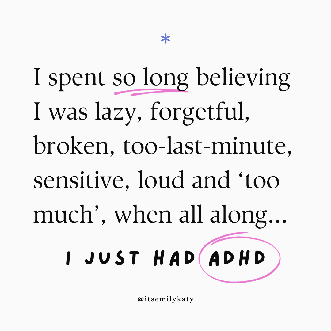 My Journey of Discovering My ADHD — Authentically Emily