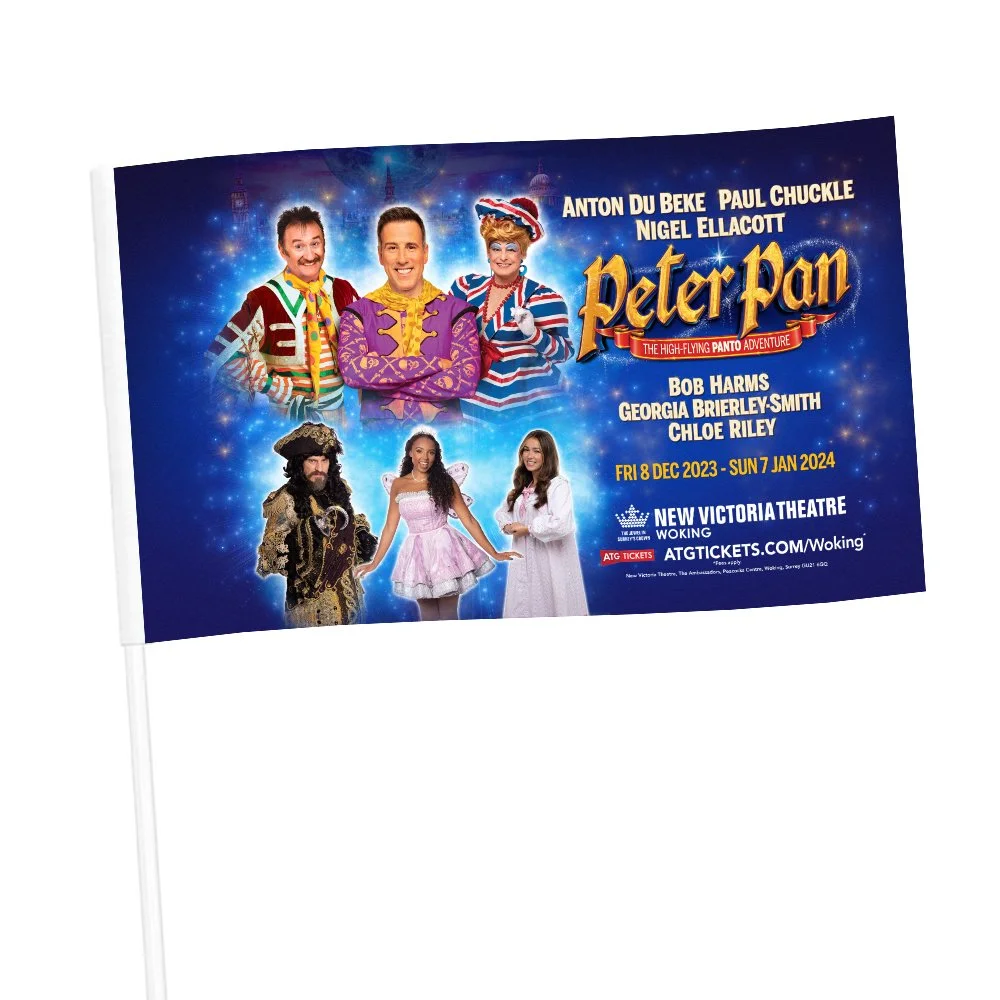 Design - Handheld Flags — Crossroads Pantomimes