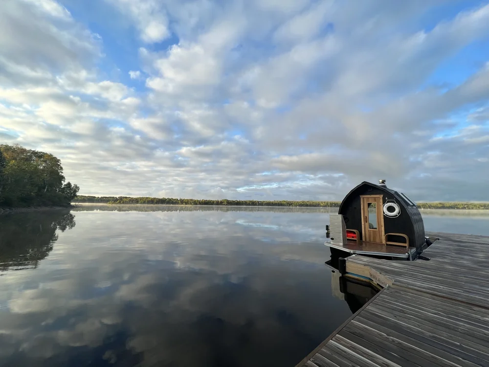 Floating Sauna — Sisu + Löyly Nordic Sauna