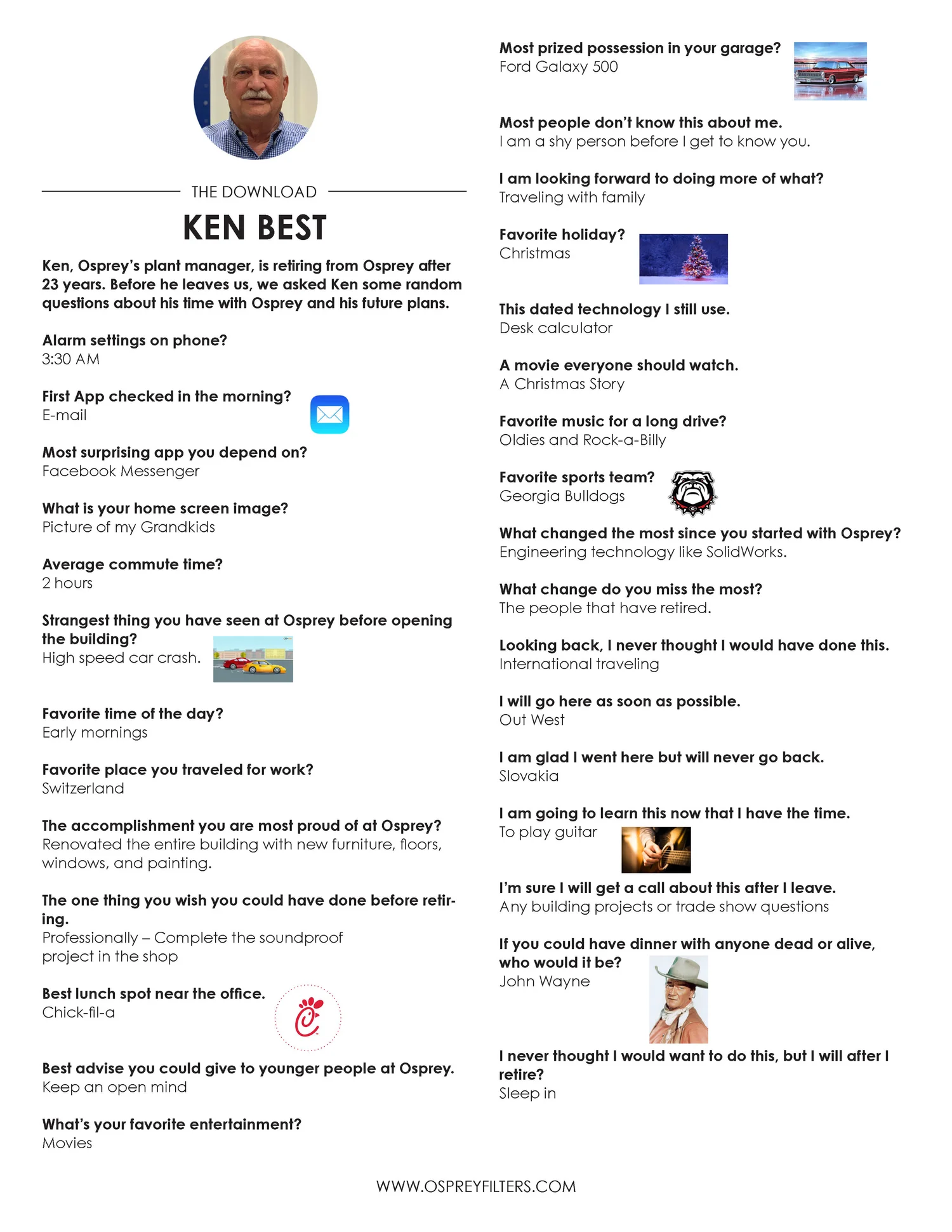 Ken Best — Osprey Corporation