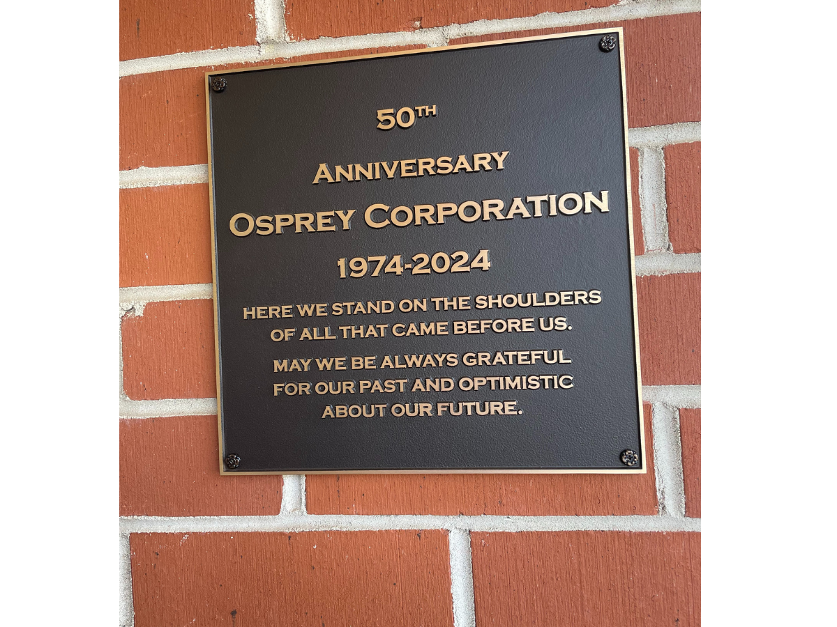 Osprey Celebrates 50th Anniversary — Osprey Corporation