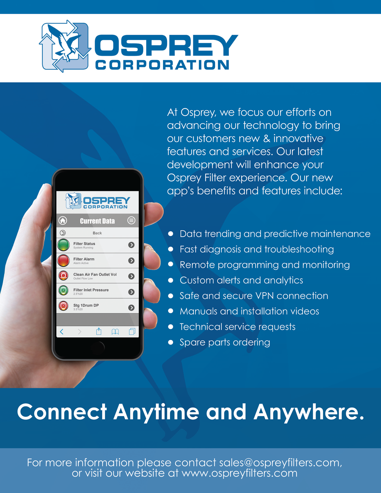 Osprey’s New Mobile App — Osprey Corporation