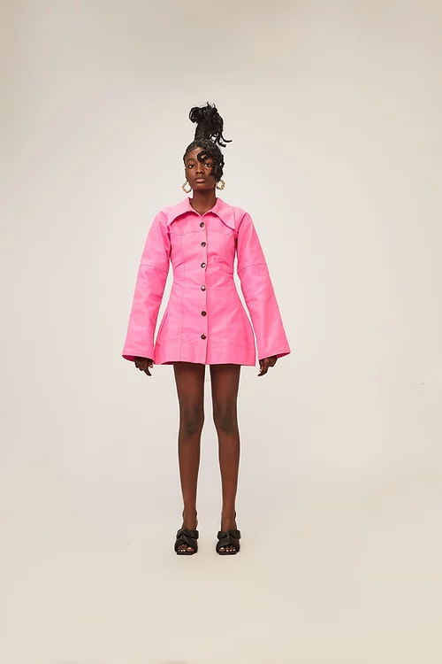 Long Sleeve Kowa Collar Shirt- Indigo and Light Blue Kowa Lines ...