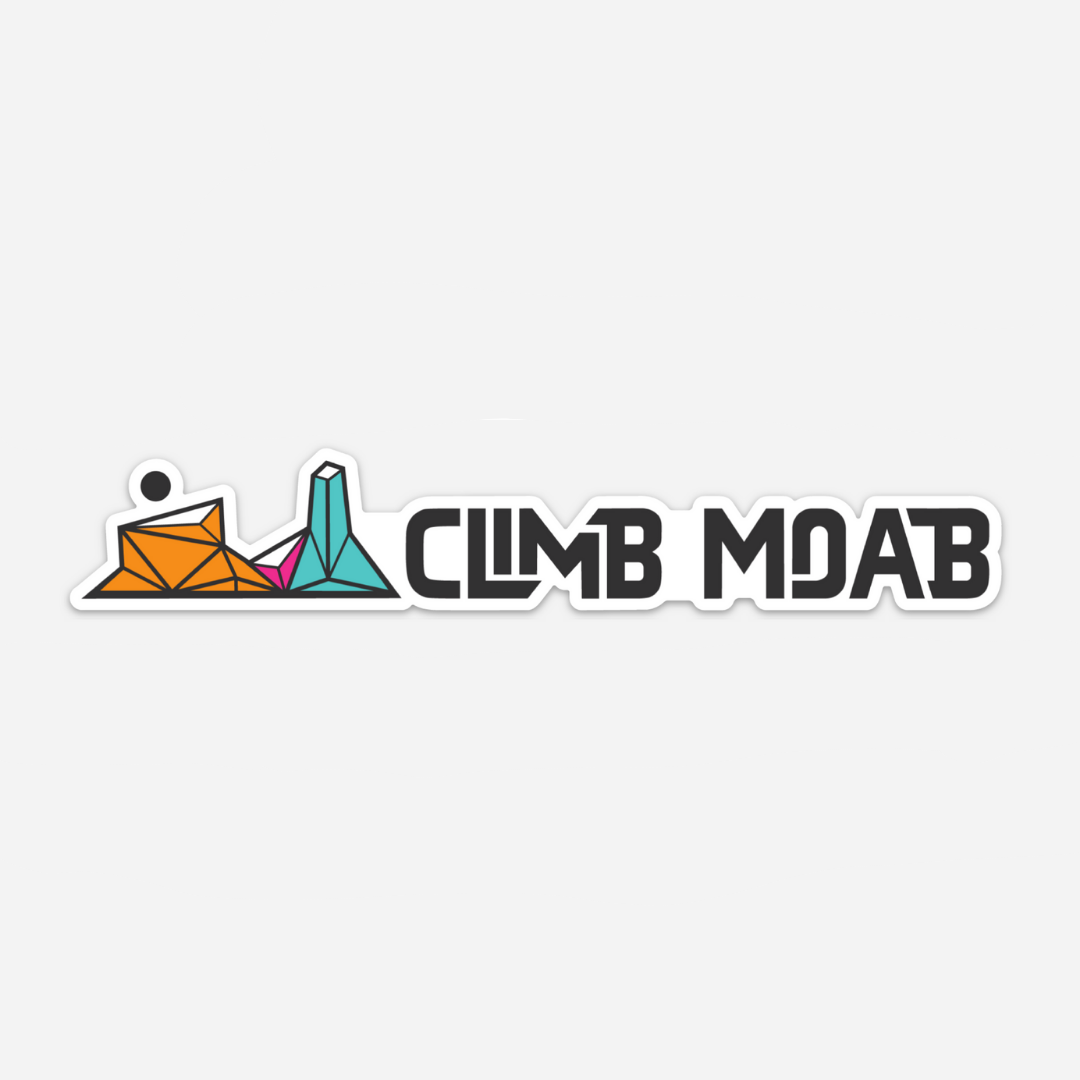 Climb Moab Logo Sticker — Climb Moab Gym