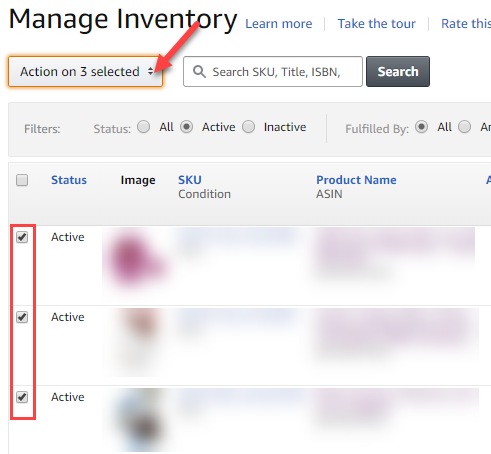 Remove Inventory from Amazon — RESTOQ
