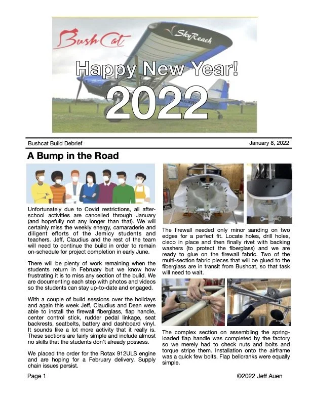 Weekly Debriefs — Bushcat Build - GAJeff