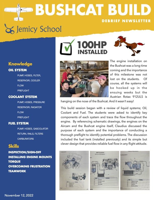 Weekly Debriefs — Bushcat Build - GAJeff