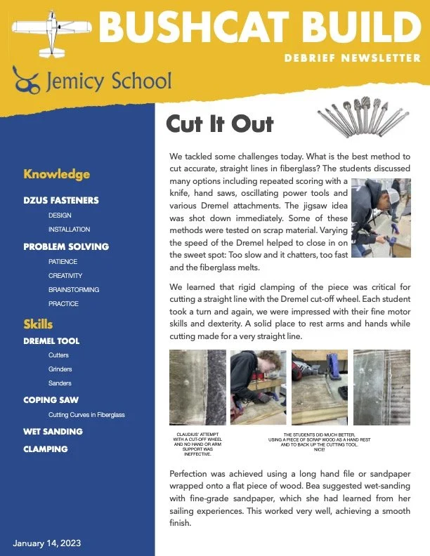 Weekly Debriefs — Bushcat Build - GAJeff