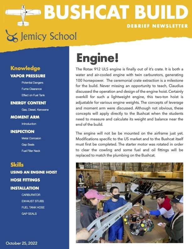 Weekly Debriefs — Bushcat Build - GAJeff