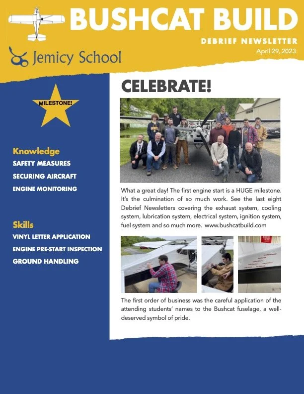 Weekly Debriefs — Bushcat Build - GAJeff