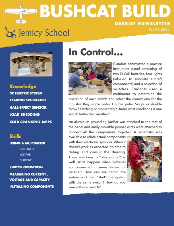 Weekly Debriefs — Bushcat Build - GAJeff