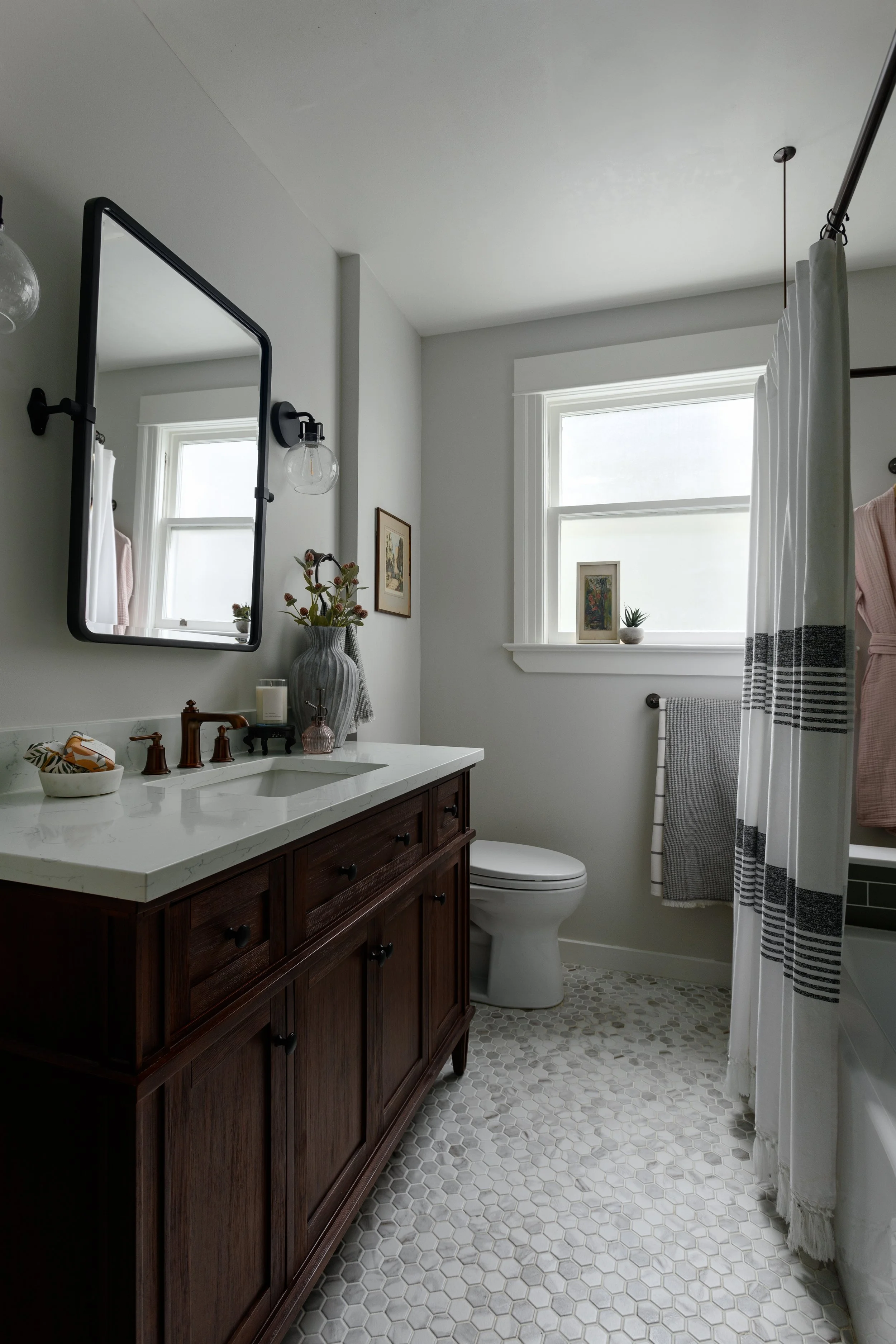 Queen Anne Bath — Quartz & Bone Interiors